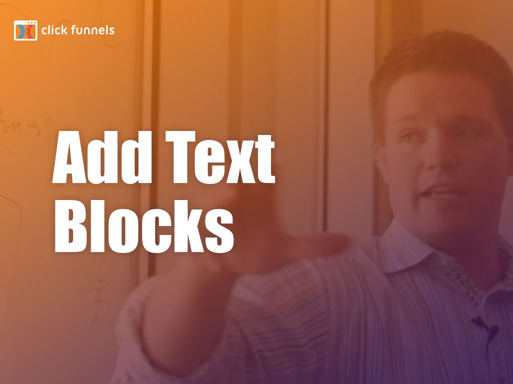 Add Text Blocks